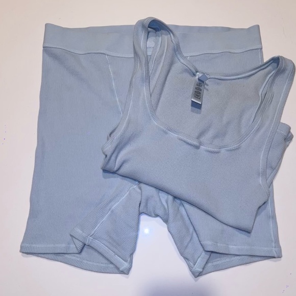 SKIMS | Intimates & Sleepwear | Skims Ribbed Tank And Shorts Set In ...